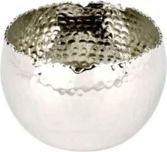 LAMBERT Dino Schüssel Klein Gehämmert Vernickelt D12 H9,5