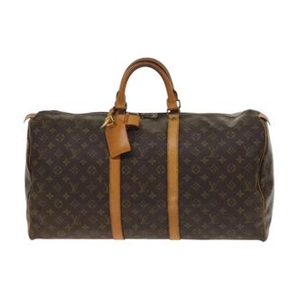 Louis Vuitton unisex, Pre-owned, Brun, Taille: ONE Size Sac de voyage Pre-owned Vintage Monogram en toile enduite