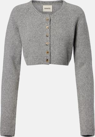 Khaite Cardigan Steph raccourci en cachemire