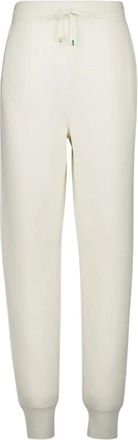 Tom Ford Femme, Pantalons, Blanc, Taille: 38 FR Pantalon de jogging slim en cachemire m&eacute;rinos compact