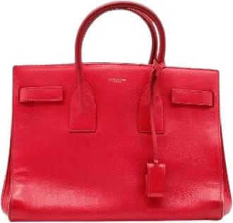 Saint Laurent Pre-owned Le Sac de Jour - Femme - Pre-owned - Rouge - Taille: ONE Size