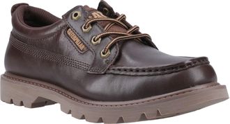 CAT Footwear (Caterpillar Colorado Moc Toe Halbschuhe für Herren, aus Vollnarbenleder, strapazierfähiges, gepolstertes Schaumstoff-Fußbett, weiches Futter