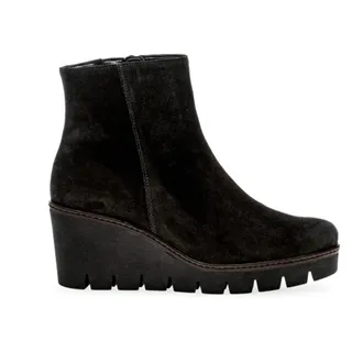Gabor Mittelhoher Wedge-Stiefelette - - Shoes - Damen - Schwarzk - 42 1/2 EU
