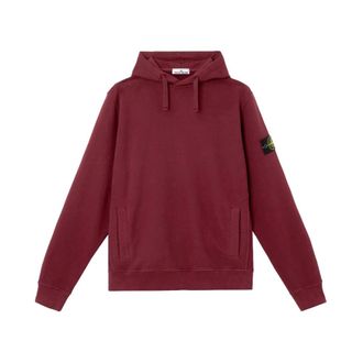 Stone Island Homme, Sweatshirts et sweats &agrave; capuche, Violet, Taille: L Cotton Sweat &agrave; capuche