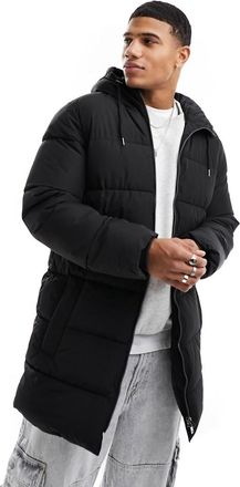 Only & Sons Only & Sons - Doudoune longue à capuche - Noir