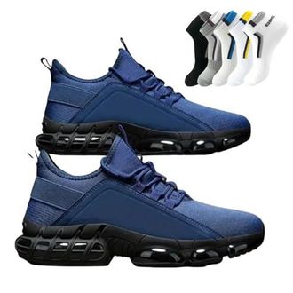 Generic Chaussures orthop&eacute;diques pour homme - L&eacute;g&egrave;res et respirantes - Avec soutien de la vo&ucirc;te plantaire int&eacute;gr&eacute;, bleu, 45.5 EU