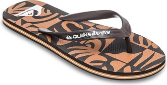 Quiksilver Herren Molokai Art 25 Sandale, Almond Desert Checker, 45 EU