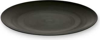 Matches 21 Deko-Teller 40 cm in schwarz marmoriert - Flacher Teller als Tischdeko Kerzenteller