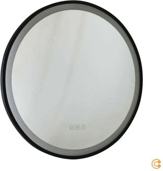 Paulmann [NEUWERTIG] B-Ware Paulmann Wandspiegel Spiegel Mirra Led Dimmbar Touch Schwarz Metall Acryl 59cm