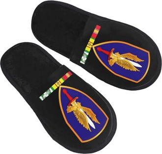 Generic Pantoufle Maison 1Re Brigade DAviation Vietnam W Svc Chaudes Pantoufles Antid&eacute;rapantes Chaussons Maison Confortable Hiver Chaussures Chaudes Pour Voya