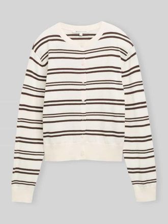 Tom Tailor Denim Regular Fit Strickjacke aus Baumwoll-Mix
