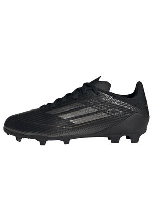 adidas Unisex Kinder F50 League Football Boots Firm Ground, Core Black/Iron Metallic/Gold, 28 1/2 EU