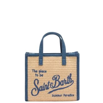 MC2 Saint Barth Femme, Sacs, Multicolore, Taille: ONE Size Vivian Mini Sac en Paille