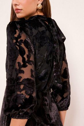 Lipsy Midikleid Lipsy Midikleid mit Puff&auml;rmeln, Kurzgr&ouml;&szlig;e (1-tlg)