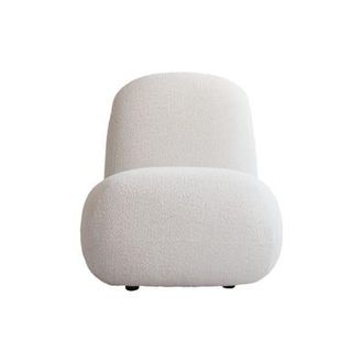 101 Copenhagen Fauteuil rembourré Toe - Blanc - Tissu bouclé - Designer Tommy Hyldahl