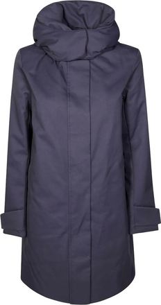Save The Duck Mantel mit abnehmbarer Kapuze - Blau