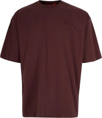 Diesel Homme, Tops, Brun, Taille: L Loose fit Girocollo a costine