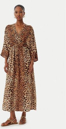 Lola Casademunt Sommerkleid LS2616021 Braun Relaxed Fit