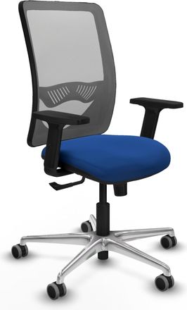 Piqueras y Crespo Schreibtischstuhl mit Gummir&auml;dern Zulema mit 2D-Armen, h&ouml;henverstellbare Lendenwirbelst&uuml;tze, ausgestattet mit Sincro 3 Positionen und Schneidschaum, G