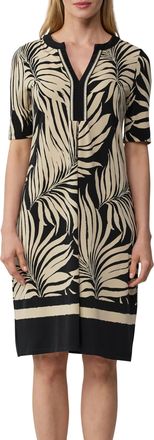 s.Oliver Relaxed-Fit-Kleid mit Tunikaausschnitt und Zierborte