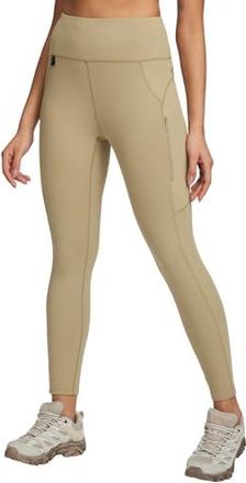Baleaf Legging de randonnée pour Femme avec 3 Poches - Pantalon de randonnée - Pantalon de Trekking - Legging de Sport - Taille Haute - Séchage Rapide - UPF 