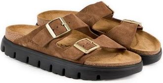 Birkenstock Mules Arizona Chunky en cuir daim
