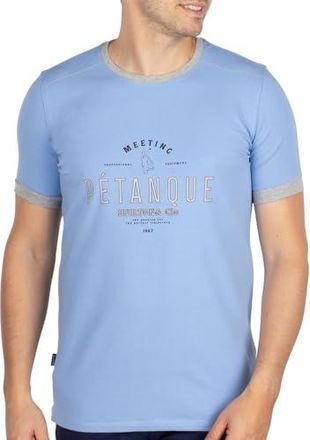 Shilton T-Shirt Esprit pétanque Homme L/Ciel