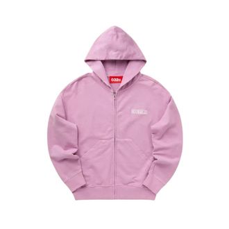 032c Homme, Sweatshirts et sweats à capuche, Rose, Taille: L Routine Zip Sweat à capuche