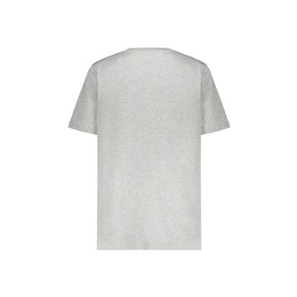 Balmain Womens Gray Cotton T-Shirt