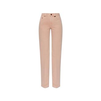 Chlo&eacute; Femme, Jeans, Rose, Taille: W24 Jeans droits taille haute