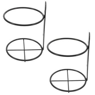 Holibanna OFFSCH 2 St&uuml;ck Wandmontiertes Weinflaschenregal aus Stabilem Metall Einzelner Flaschenhalter Platzsparendes Weinlagerregal f&uuml;r Hausbar K&uuml;che Restauran