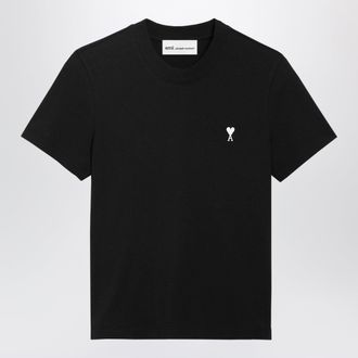 Ami Schwarzes Ami De Coeur T-Shirt