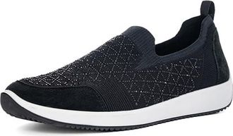 Ara Femme Lissabon Mocassin, Noir, 41 EU