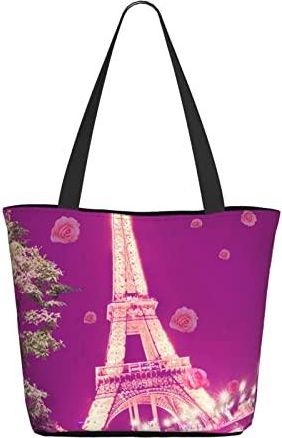 AOOEDM Paris Tower Ladies Shopping Bag 13x11x7in.Le cadeau parfait pour la Saint-Valentin.Cest de la Saint-Valentin pour maman, fille, &eacute;pouse, etc