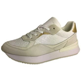 Tommy Hilfiger Moderner Damensneaker in Unifarbe - - Shoes - Damen - Beige - 38 EU