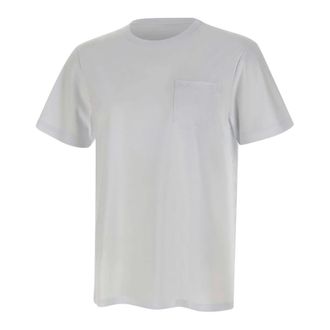 Sun 68 Homme, Tops, Blanc, Taille: XL T-shirt Uni de Luxe