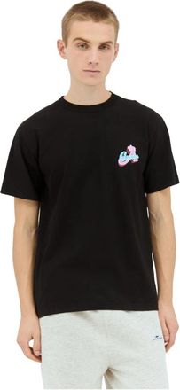 Awake NY Baumwoll Jersey Krone Grafik T-shirt - - Tops - Herren - Schwarzk - S