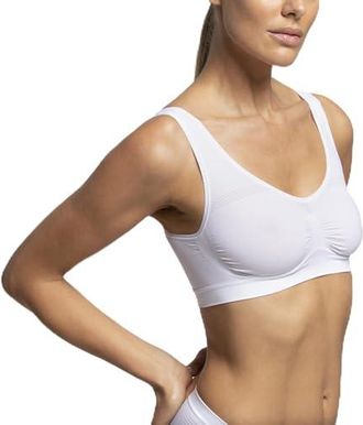 Pompea Brass. SL Seamless Soutien-Gorge, Blanc, L/XL Femme