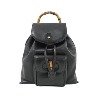 Gucci Sac &agrave; dos Pre-owned - Femme - Pre-owned - Noir - Taille: ONE Size