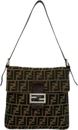 Fendi Sac bandouli&egrave;re vintage Pre-owned - Femme - Pre-owned - Brun - Taille: ONE Size