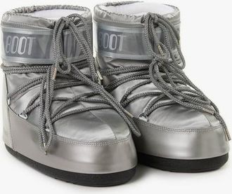 Moon Boot Mondstiefel - niedrige Blicksymbolstiefel - Silber