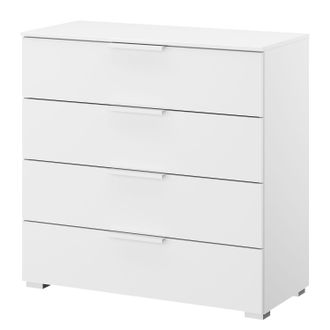 Skøp home24 Kommode x4 80cm Weiß/Alpinweiß Korpusfarbe