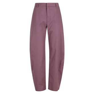 Federica Tosi Femme, Pantalons, Violet, Taille: 34 FR Pantalone Balloon in Popeline
