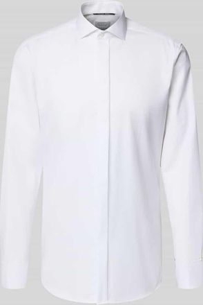 Eterna Slim Fit Business-Hemd mit verdeckter Knopfleiste