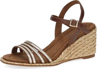 Caprice Femme 9-28305-42 Sandale cale, Cognac Gold, 40 EU