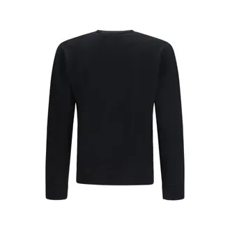 Valentino V-Neck Wool Sweater - Black