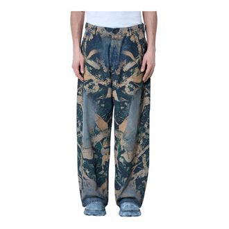 Acne Studios Bedruckte Straight-Leg Jeans - - Jeans - Herren - Braun - W28