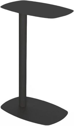 DRAWER Bout de canapé en métal H66cm - Noir - Sidy