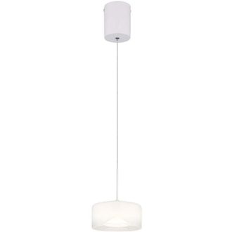 Globo Lighting Globo Lighting - Pendelleuchte H&auml;ngelampe Esstischlampe Glas opal K&uuml;chenlampe wei&szlig; led h 150 cm