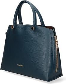 Pierre Cardin Sac &agrave; main femme Polyur&eacute;thane Polyur&eacute;thane 30x25x10 cm 86964-MS166, bleu fonc&eacute;, Taille unique